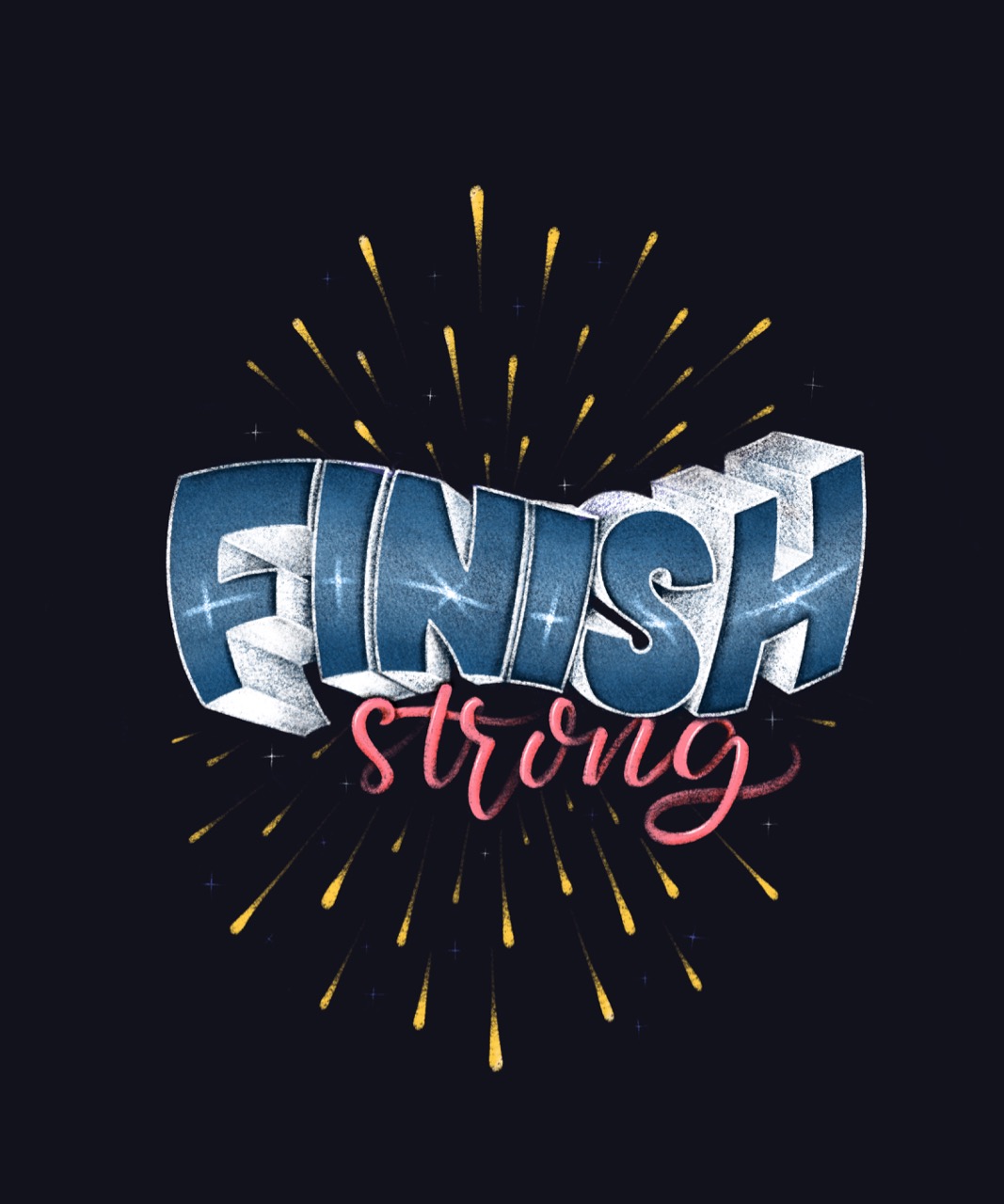 Procreate Lettering - Bunte Galerie